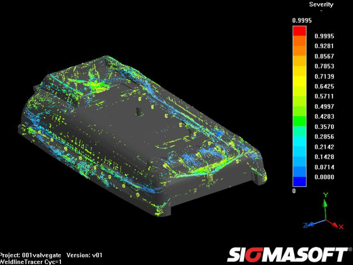 Using Mold Flow Simulation for Injection Molded Parts