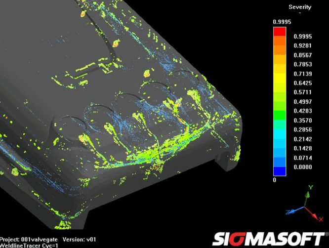 Using Mold Flow Simulation for Injection Molded Parts